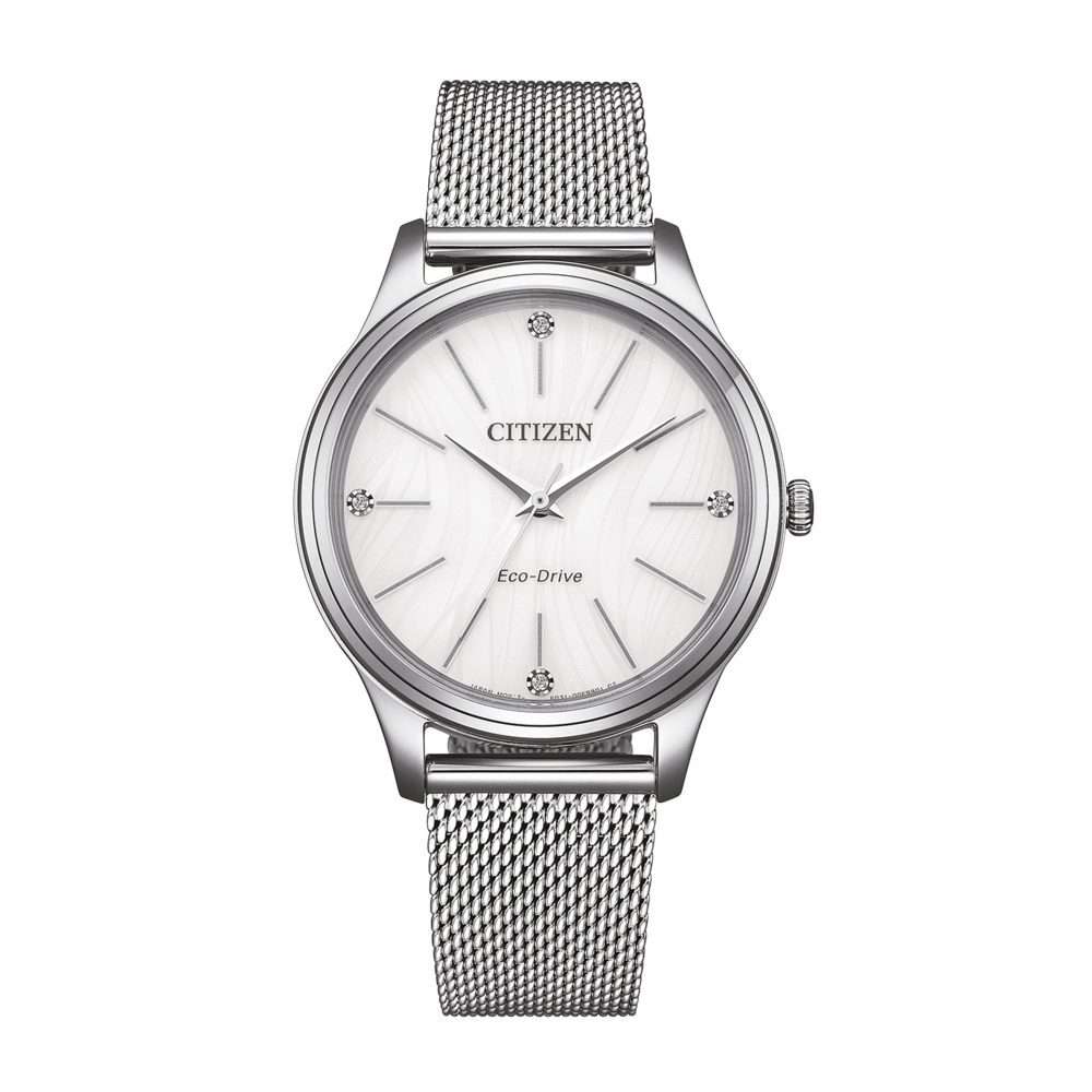 Citizen L EM1220-82A Women's Watch - Eco-Drive Light Powered - Milanese ...